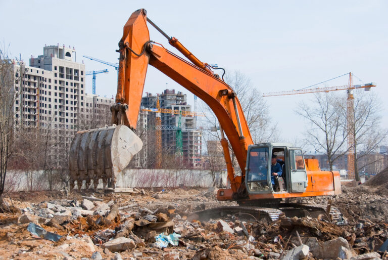 The actual clearing begins with removing trees, shrubs, and other ...